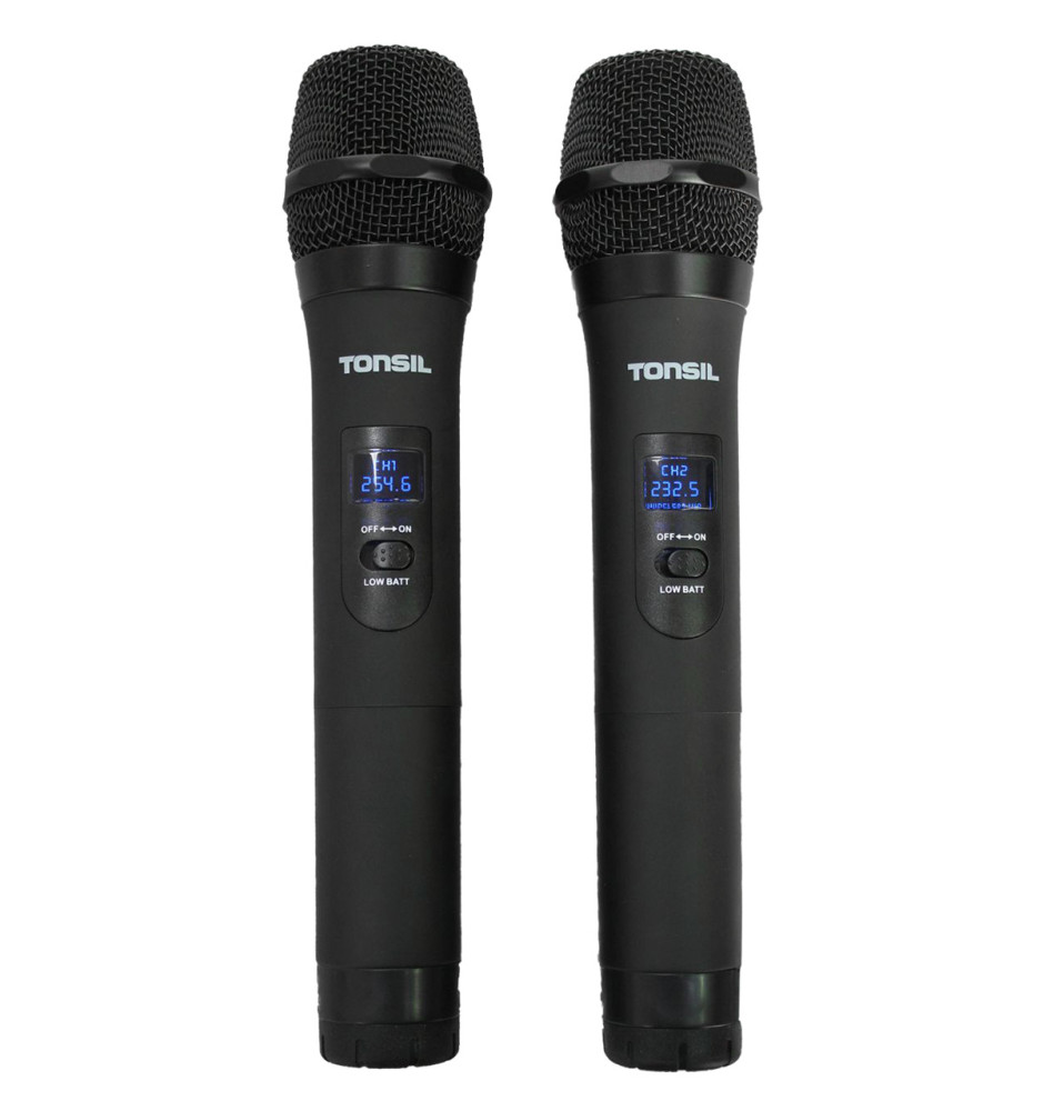 Tonsil ZP 12 DSP - Aktywna kolumna mobilna 200W + 2 mikrofony bezprzewodowe