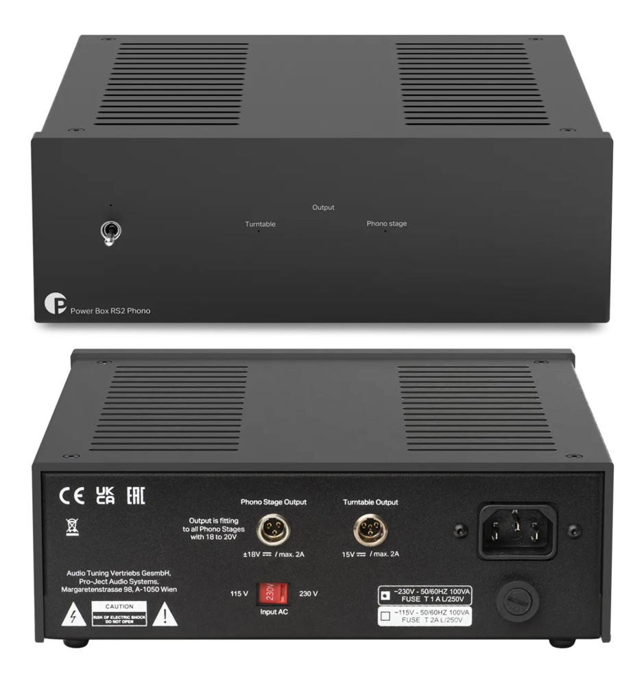 Zasilacz liniowy 2w1 Pro-Ject Power Box RS2 Phono | AVstore.pl