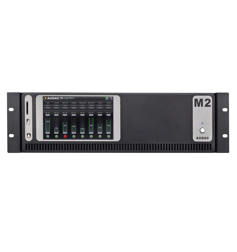 Multimedialny cyfrowy mikser audio Audac M2 | AVstore.pl