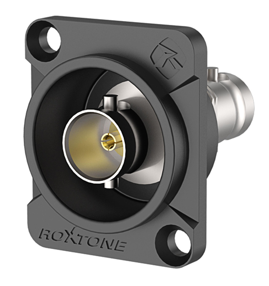 Gniazdo tablicowe dwustronne typu BNC Roxtone RAB75D-B | AVstore.pl